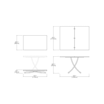 Doppio Dining Table: From Coffee Cups to Dinner Plates