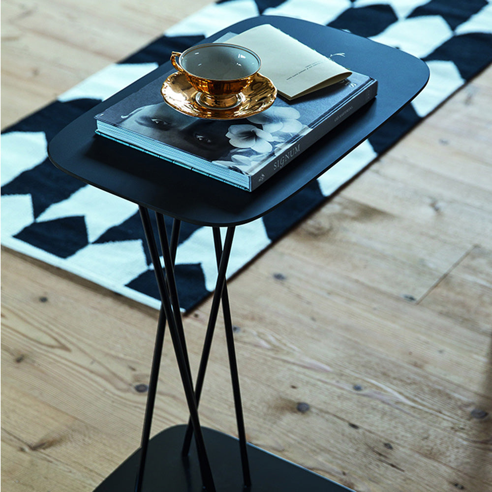 Mika Round Side Table | Oak or Fenix Finish Options