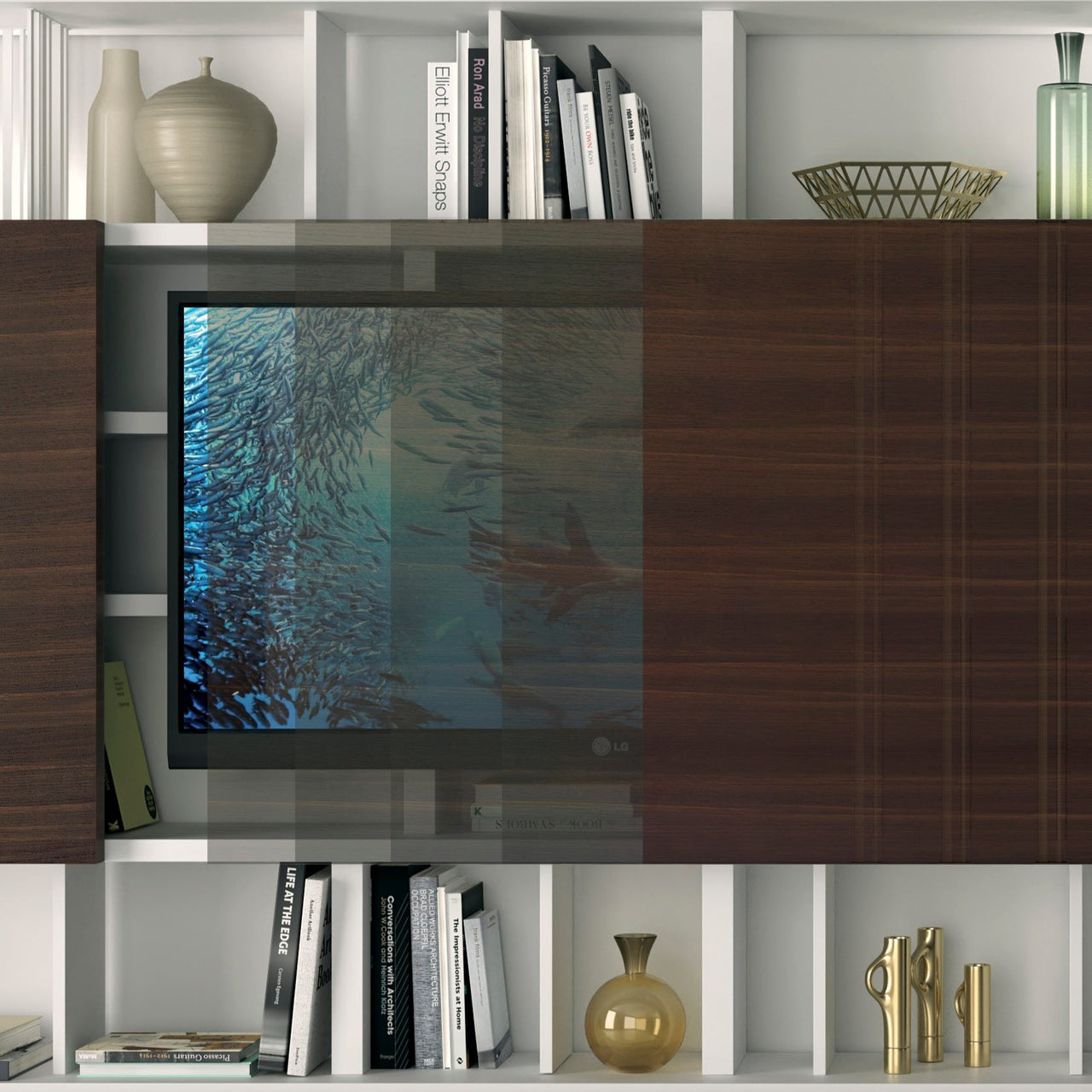 Sliding Panel Media Units | Hide Your TV & Media Components