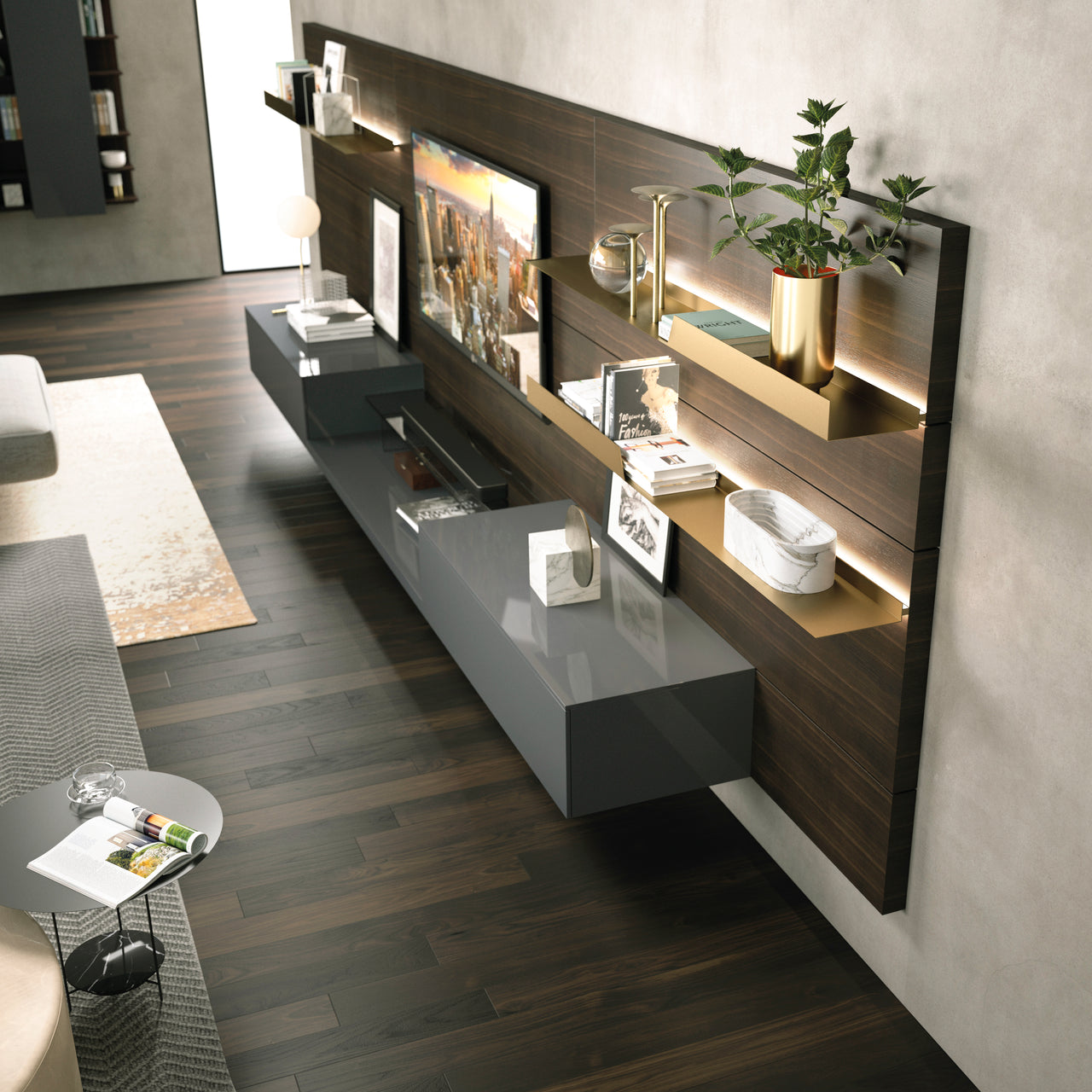 Wall-Mounted Media Units | Resource Furniture